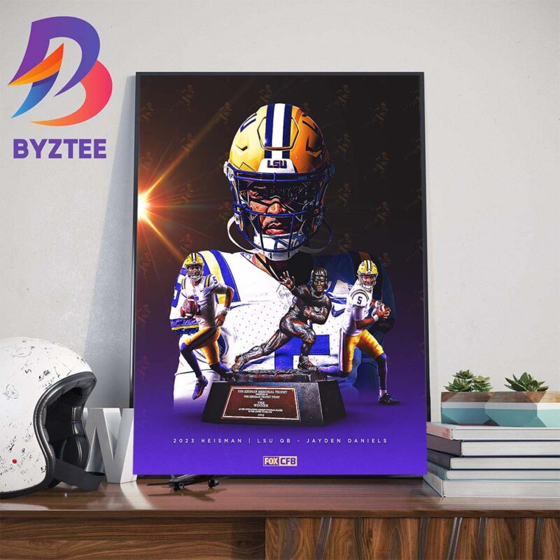 Congrats To LSU Football QB Jayden Daniels Is The 2023 Heisman Trophy ...