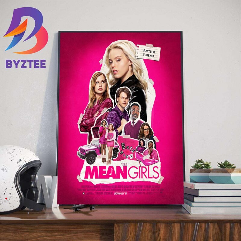 Plastic Is Forever Mean Girls 2024 Official Poster Wall Decor Poster ...