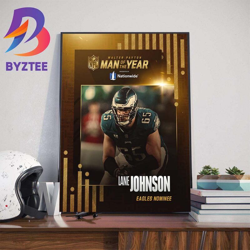 The Philadelphia Eagles Player Lane Johnson Is The 2023 NFL Walter ...