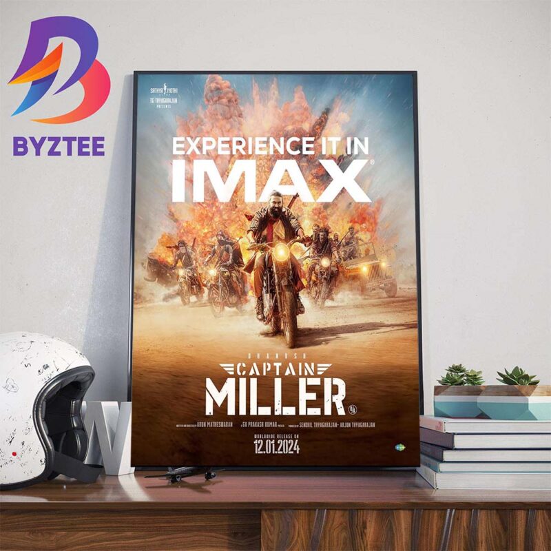 Captain Miller Official IMAX Poster Art Decor Poster Canvas - Byztee