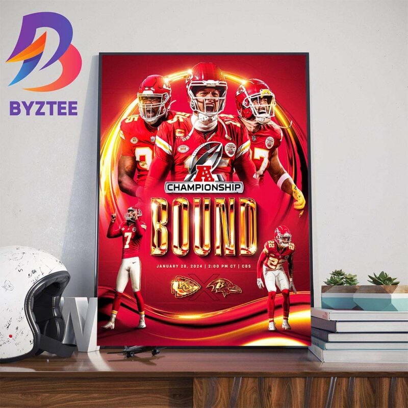 Congrats Kansas City Chiefs AFC Championship Bound January 28th 2024 ...