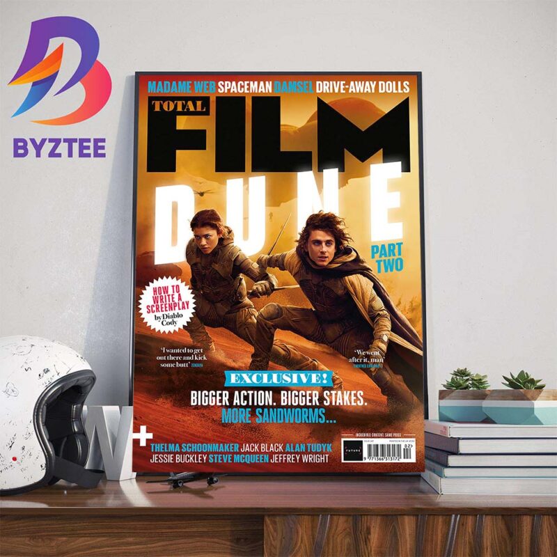 Dune Part Two On Total Film Magazine Cover Art Decor Poster Canvas - Byztee
