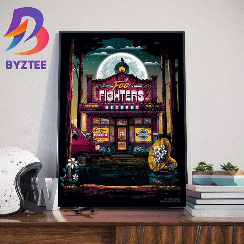 Foo Fighters Show At HBF Park Perth Australia November 29th 2023 Art ...