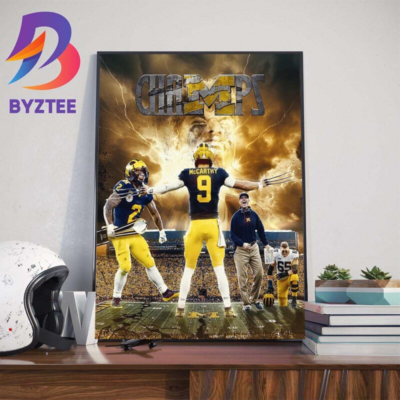 Michigan Are National Champs For The First Time In 26 Years Art Decor ...