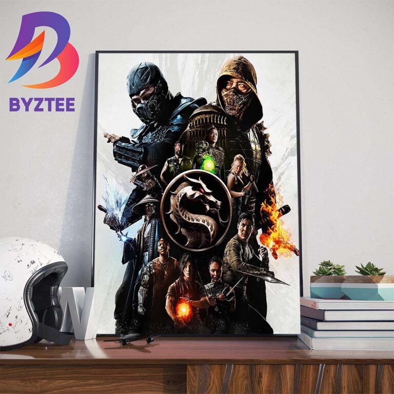 Official Poster For Mortal Kombat II Movie Art Decor Poster Canvas - Byztee