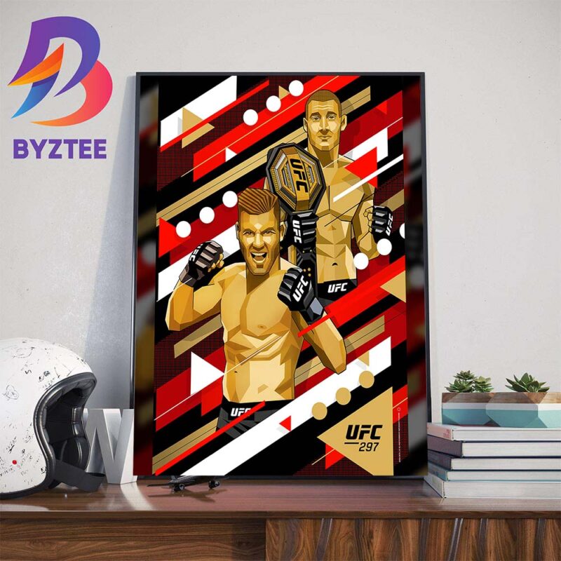 Sean Strickland Vs Dricus Du Plessis at UFC 297 In Toronto Art Decor ...