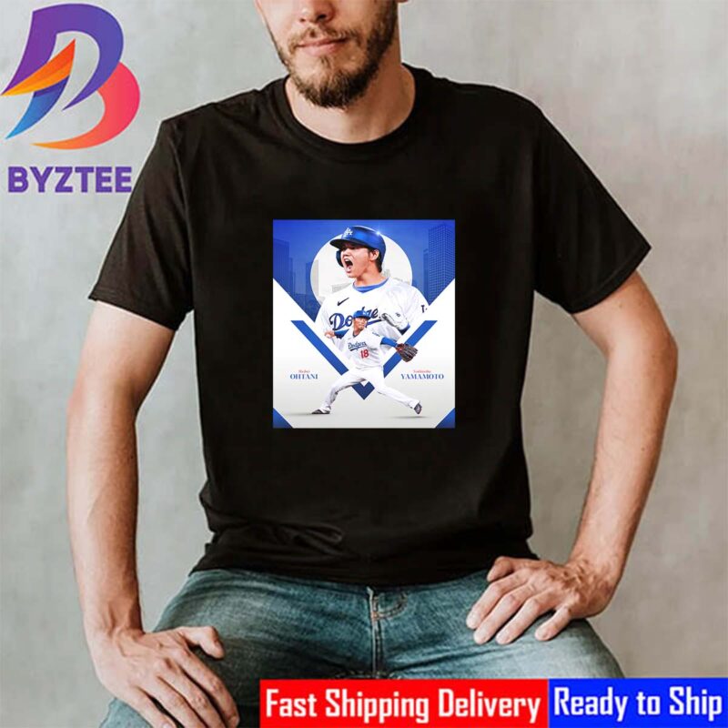 Shohei Ohtani And Yoshinobu Yamamoto Samurai Japan x Los Angeles ...