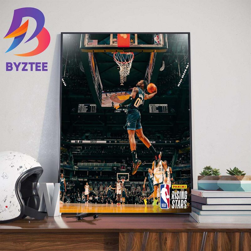 Bennedict Mathurin Dunk at Panini Rising Stars 2024 NBA All-Star Art ...