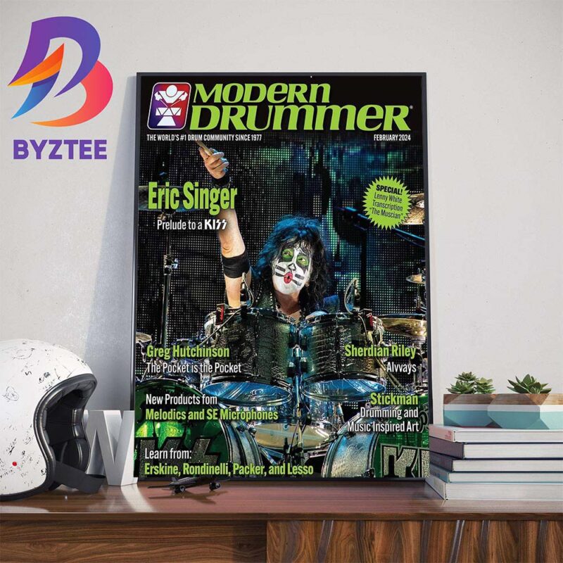 Latest KISS Magazine Cover Eric Singer Rocks The New Issue Of Modern ...