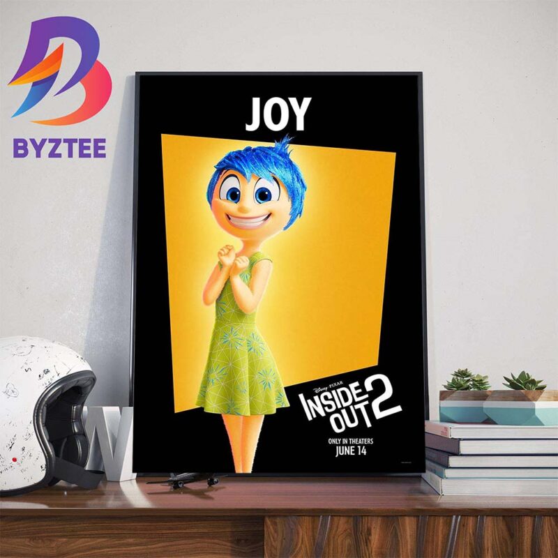 Amy Poehler Voices Joy In Inside Out 2 Disney And Pixar Official Poster ...