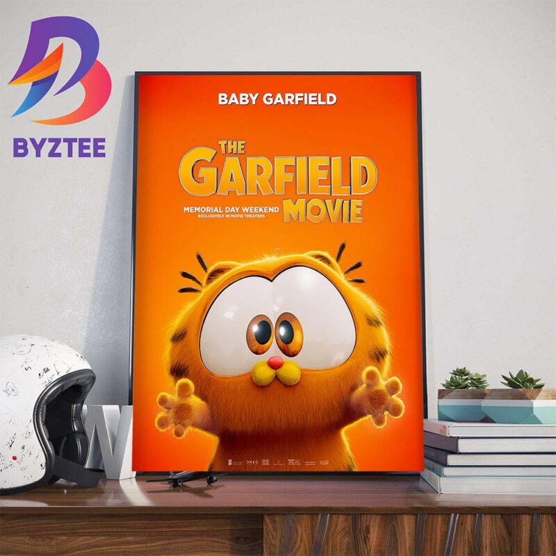 Baby Garfield In The Garfield Movie Official Poster Wall Decor Poster ...