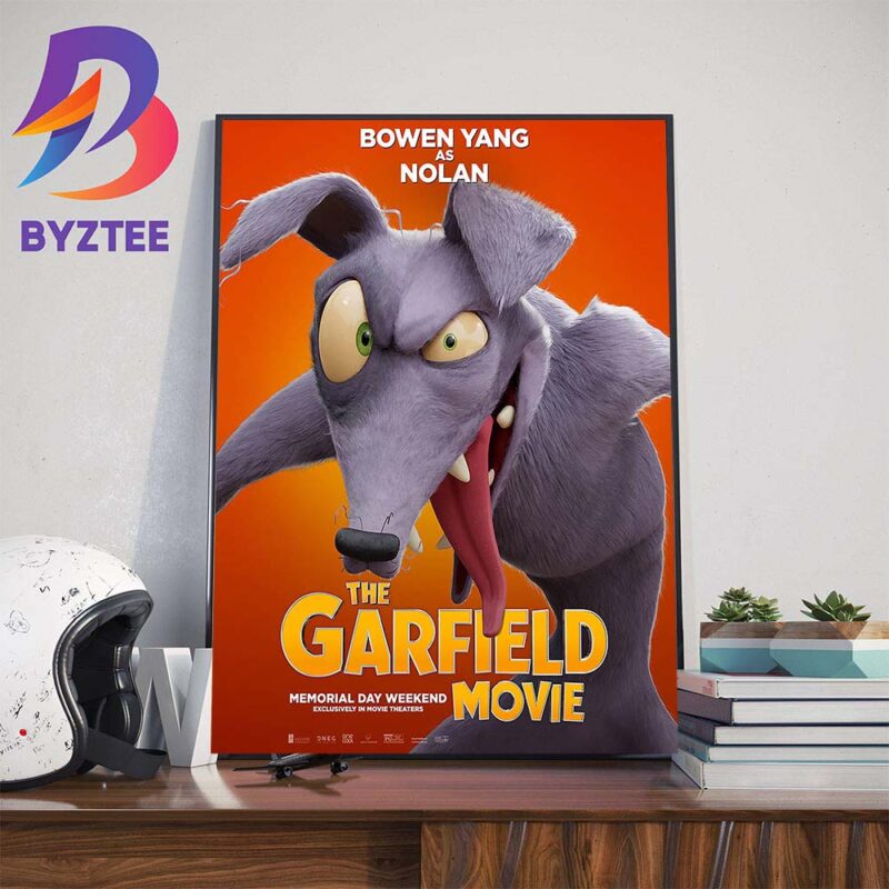 Bowen Yang As Nolan In The Garfield Movie Official Poster Wall Decor ...