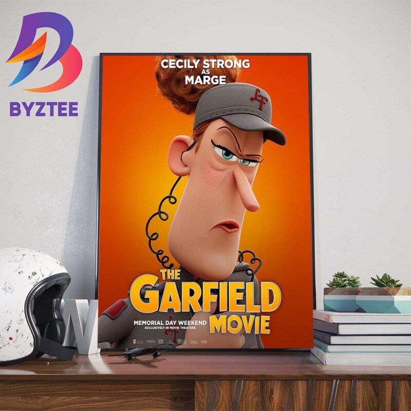 Cecily Strong As Marge In The Garfield Movie Official Poster Wall Decor ...