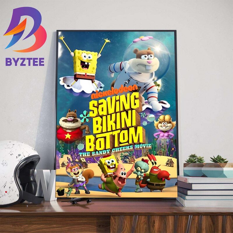 Nickelodeon Saving Bikini Bottom The Sandy Cheeks Movie Official Poster
