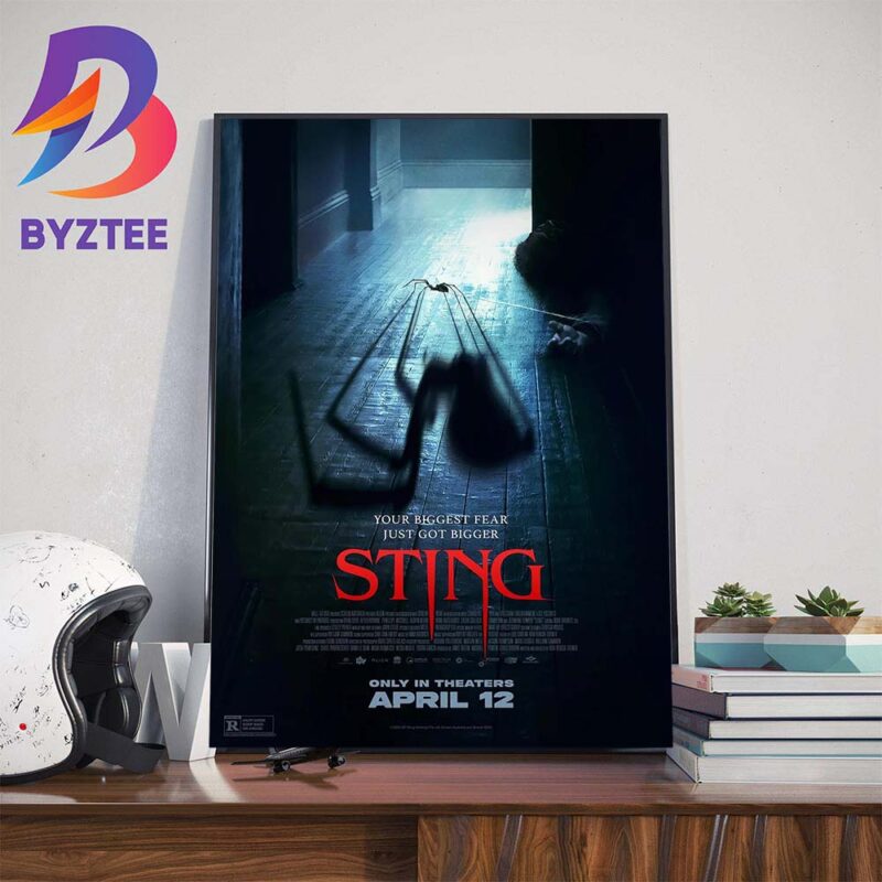 Your Biggest Fear Just Got Bigger Sting-Spider Movie Poster Art ...