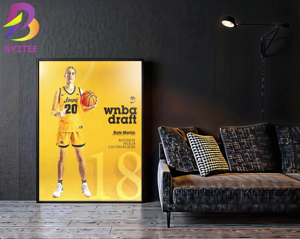 Kate Martin Iowa Hawkeyes Womens Basketball Round 2 Pick 18 Las Vegas ...