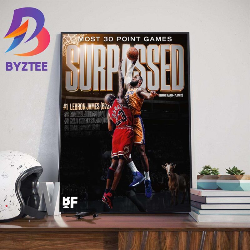 Lebron James Has Surpassed Michael Jordan For 1st All-Time In 30-Point ...