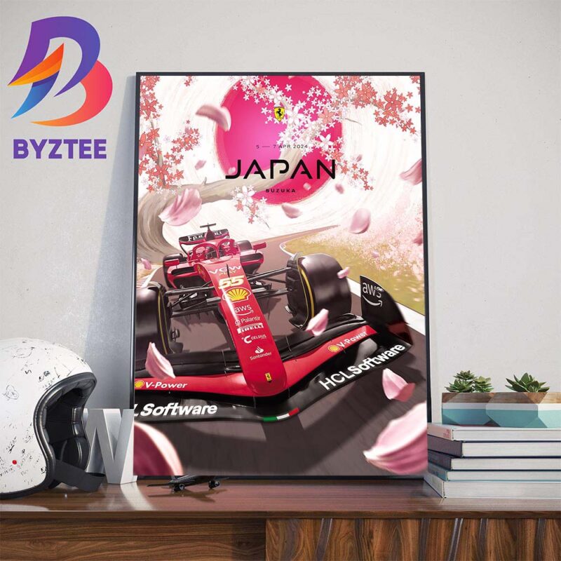 Scuderia Ferrari F1 Team Race Week at Suzuka Circuit Japanese GP Wall ...
