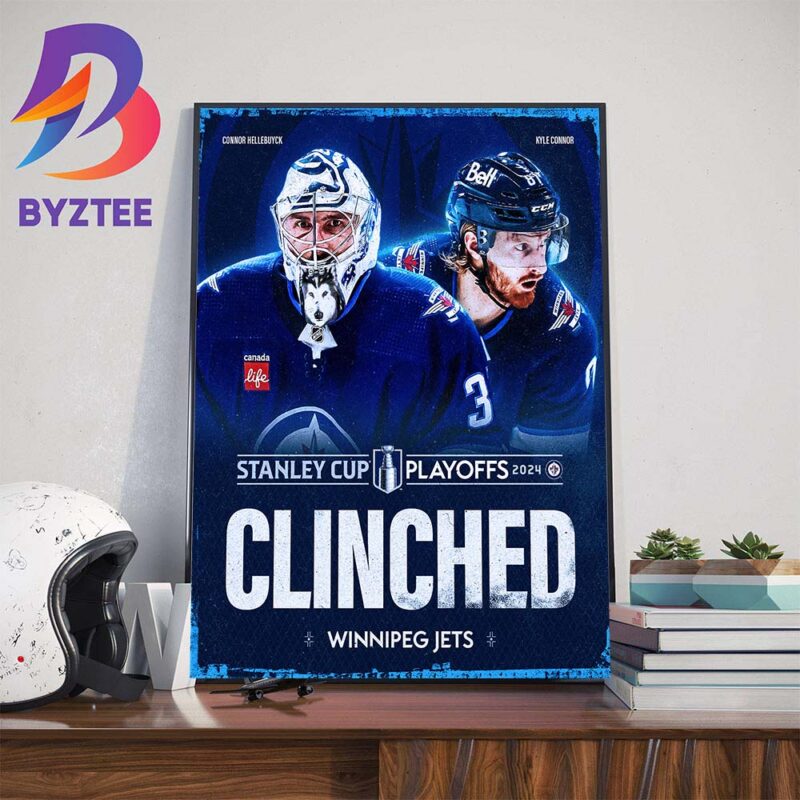 The Winnipeg Jets Are Heading To The NHL Stanley Cup Playoffs 2024 Home Decor Poster Canvas - Byztee