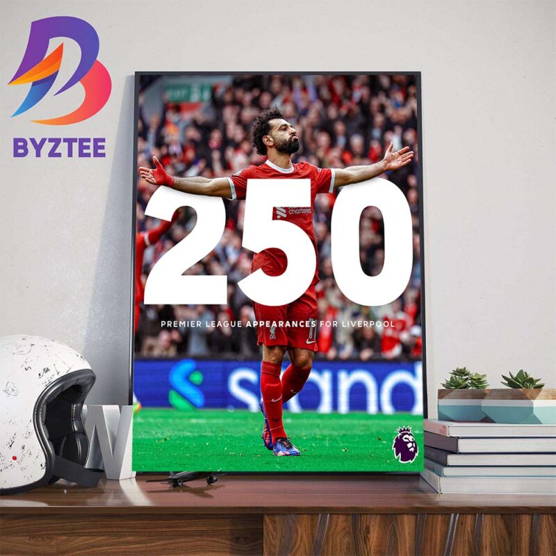 Congratulations To Mohamed Salah 250 Premier League Appearances For ...