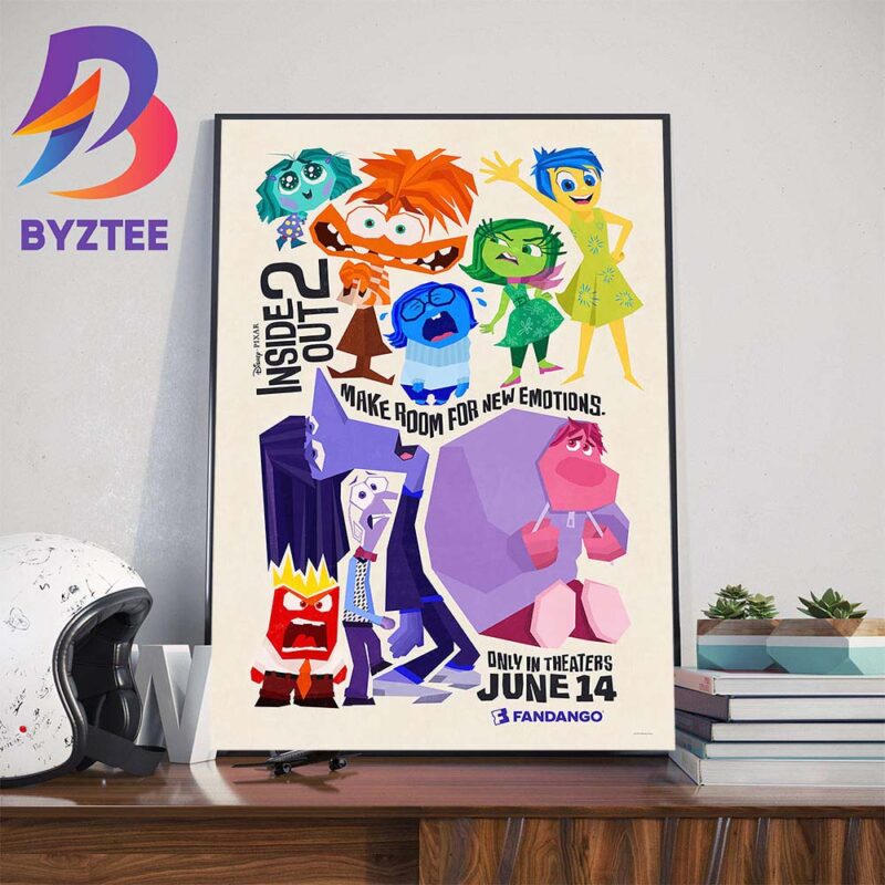 Disney x Pixar Make Room For New Emotions Inside Out 2 Fandango Poster ...