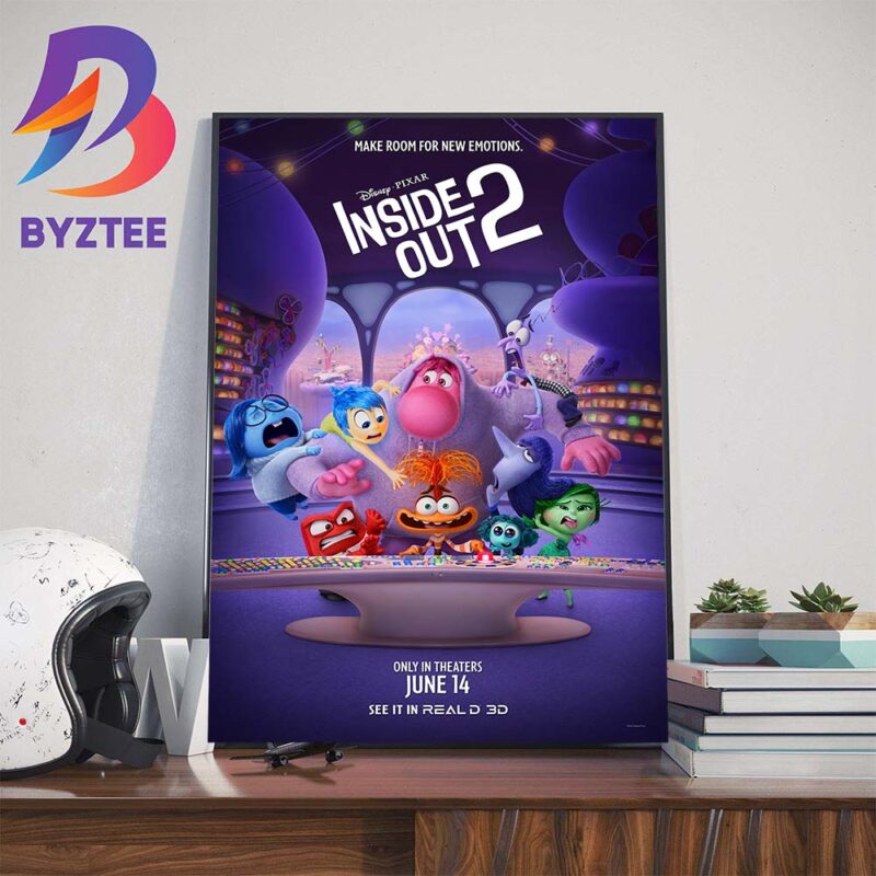 Disney x Pixar Make Room For New Emotions Inside Out 2 RealD 3D Poster ...