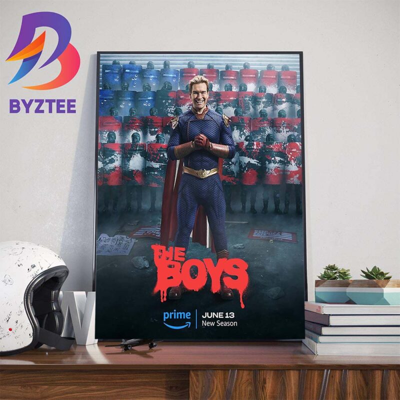 Homelander In The Boys Season 4 Official Poster June 13rd 2024 Home ...