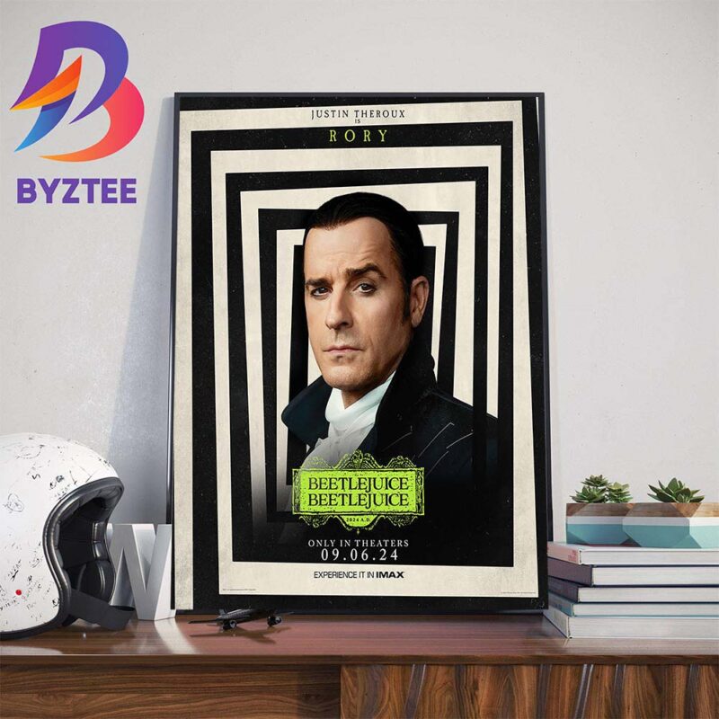 Justin Theroux Is Rory In Beetlejuice Beetlejuice 2024 Wall Decor ...