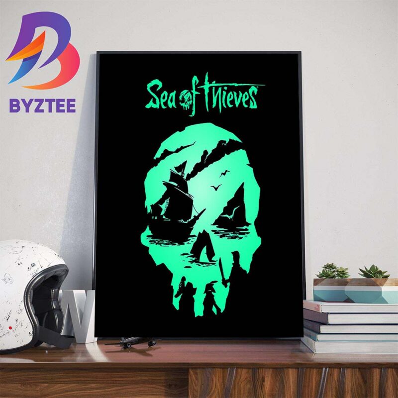 Official Poster Sea Of Thieves On PS5 Home Decor Poster Canvas - Byztee