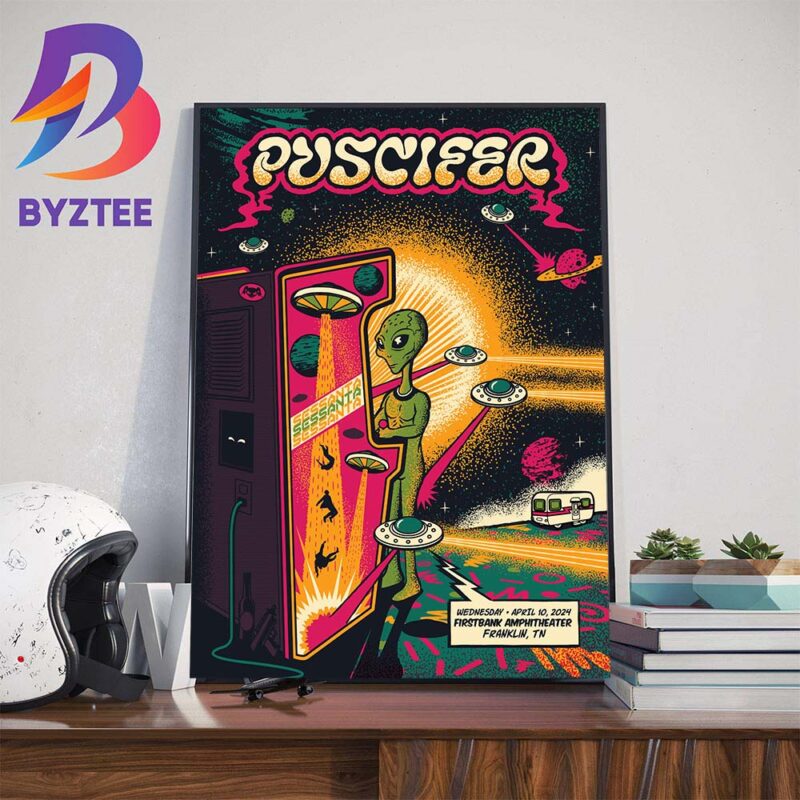 Puscifer Poster At FirstBank Amphitheater Franklin TN April 10th 2024 ...