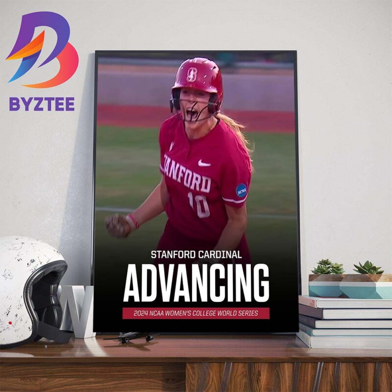 Stanford Cardinal Advancing 2024 NCAA Womens College World Series Wall ...
