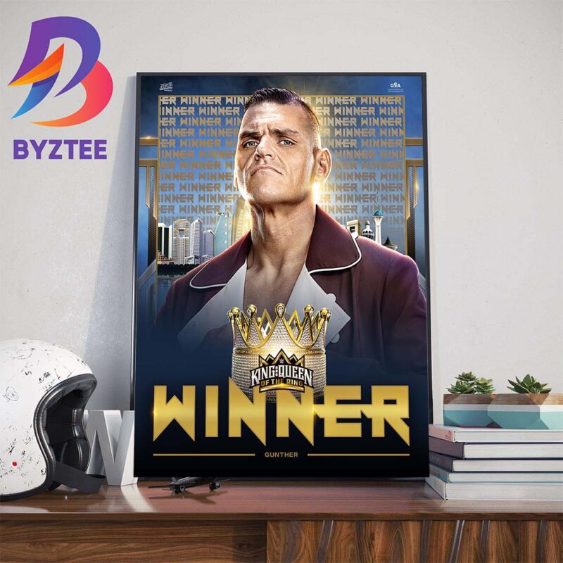 The King General Gunther Become The King Of The Ring At WWE King And ...