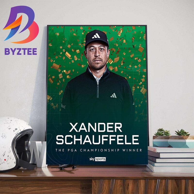 Xander Schauffele Is The 2024 PGA Championship Winner Wall Decor Poster ...