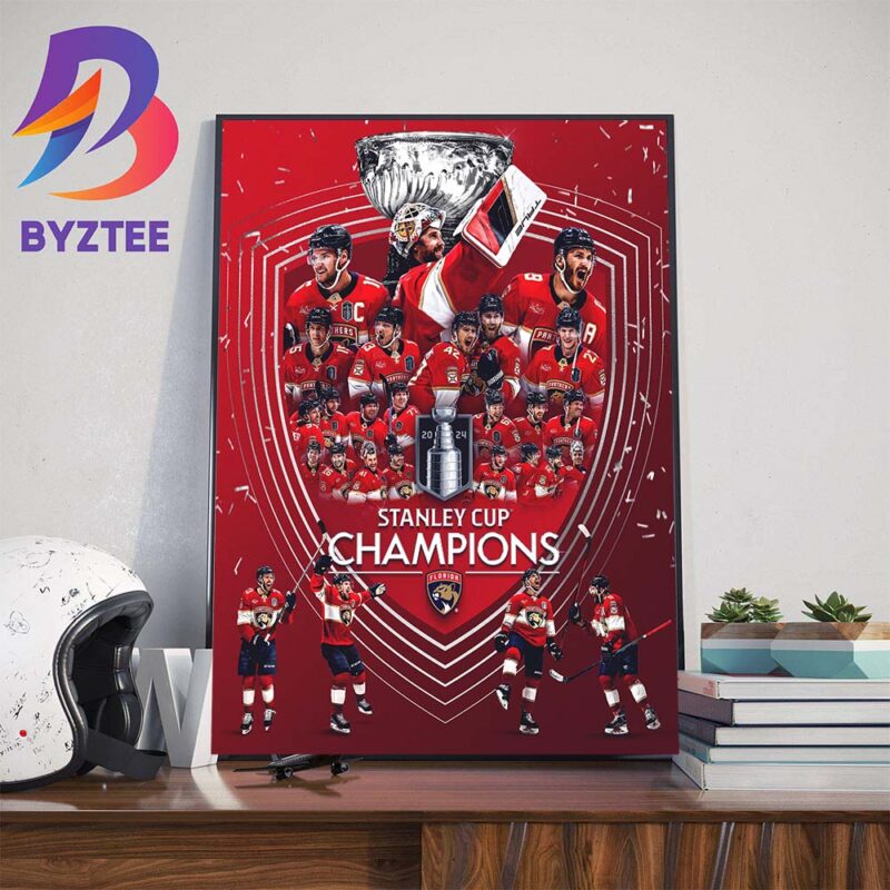 2024 Stanley Cup Champions Are Florida Panthers Wall Decor Poster ...