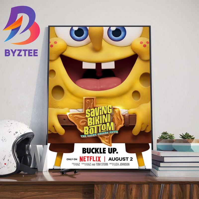 Buckle Up Saving Bikini Bottom The Sandy Cheeks Movie Official Poster ...