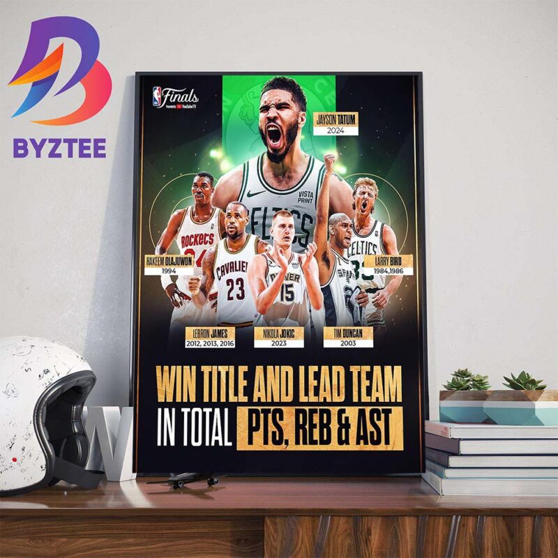 Jayson Tatum Is The 6th Player Since 1980 Win Title And Lead Team In ...