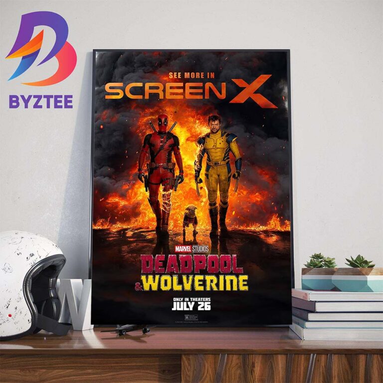 Official Character Poster Deadpool Face On Wolverine Claw Deadpool And ...