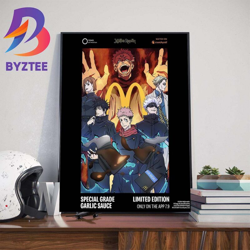McDonalds x Jujutsu Kaisen Special Grade Garlic Sauce Limited Edition ...