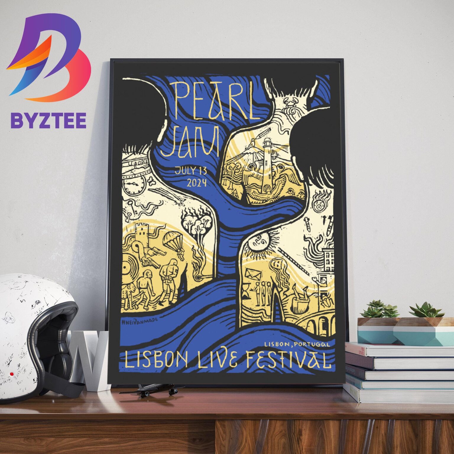 Pearl Jam Dark Matter World Tour 2024 The Event Poster Merch Official ...