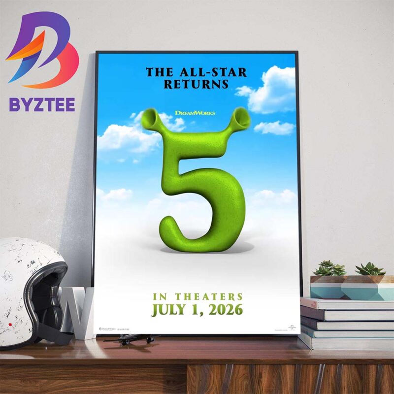 The All-Star Returns Shrek 5 Of DreamWorks In Theaters On July 1st 2026 ...
