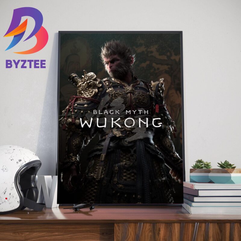 Black Myth Wukong Official Game Poster Home Decor Poster Canvas - Byztee