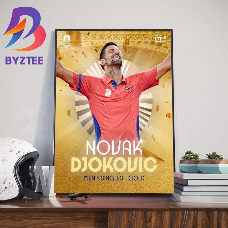 Career Golden Slam Novak Djokovic Wins The Mens Singles Gold Medal And ...