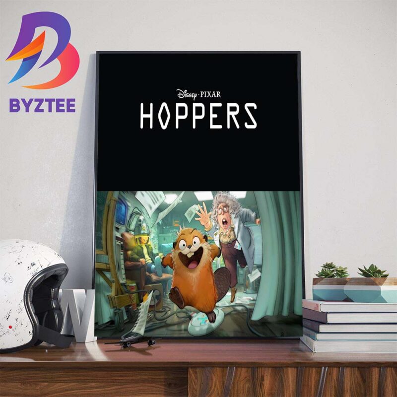 Disney x Pixar Hoppers Official Poster Wall Decor Poster Canvas - Byztee