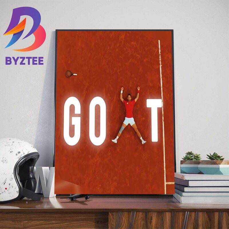 Greatest Of All The Time Legend Of Tennis GOAT Novak Djokovic Gold ...