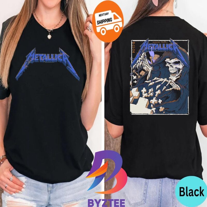 Metallica M72 Chicago Merch Poster Night 2 The Skeleton At Soldier ...