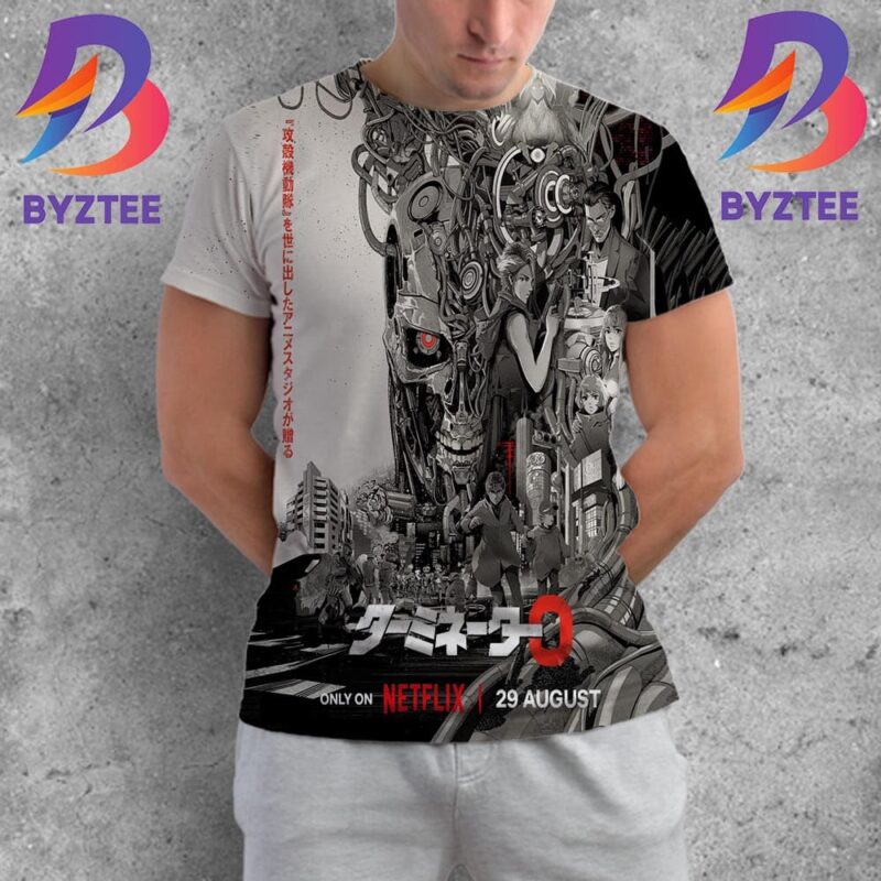 Official Poster Terminator Zero TV Series Releasing August 29th 2024 On ...