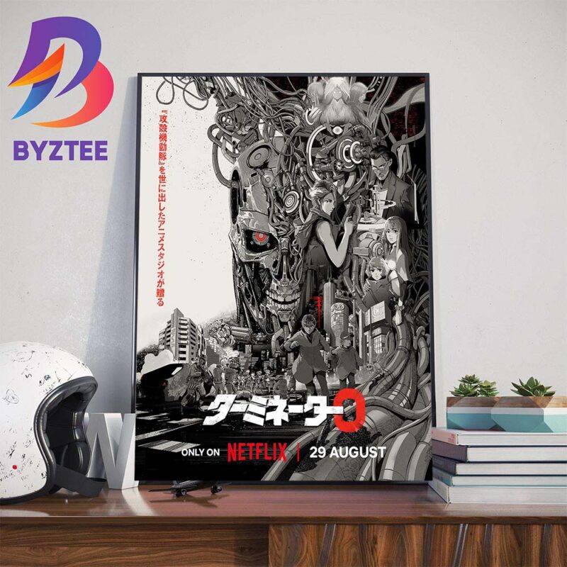 Official Poster Terminator Zero TV Series Releasing August 29th 2024 On ...