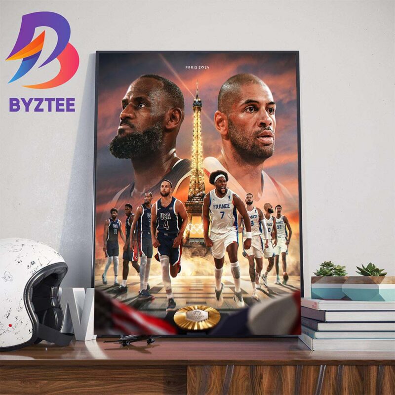 Paris 2024 Olympics USA vs France In The Final Basketball Gold Medal ...