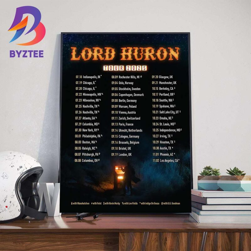 Lord Huron Tour 2025 Dates List Of The UK Europe And North America Wall ...