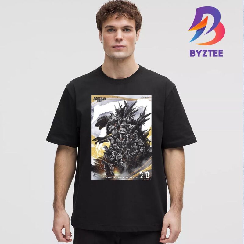 Godzilla 70th Anniversary Official Poster Unveiled By Toho Unisex T ...